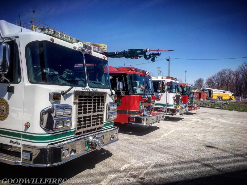 Department Training Event and Member Promotions - Goodwill Fire Company