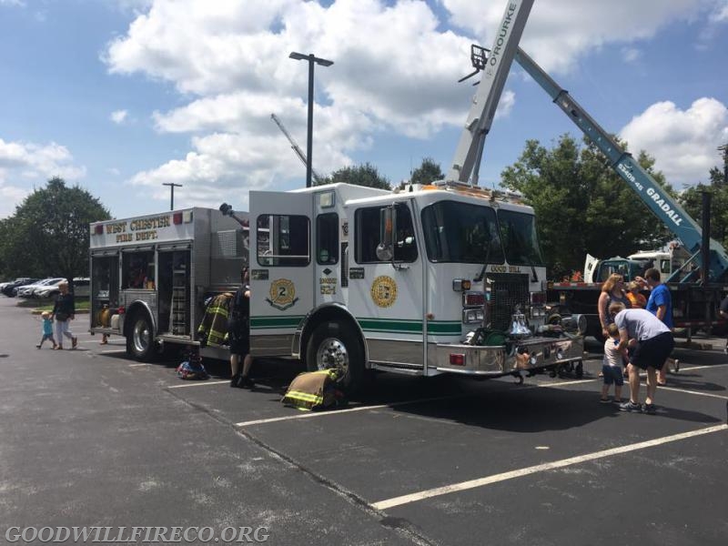 Engine 52-1 Attends Annual Touch-A-Truck Day Event - Goodwill Fire Company