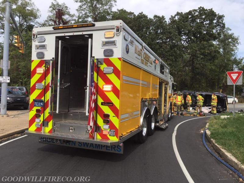 First Due Accident With Entrapment - Goodwill Fire Company