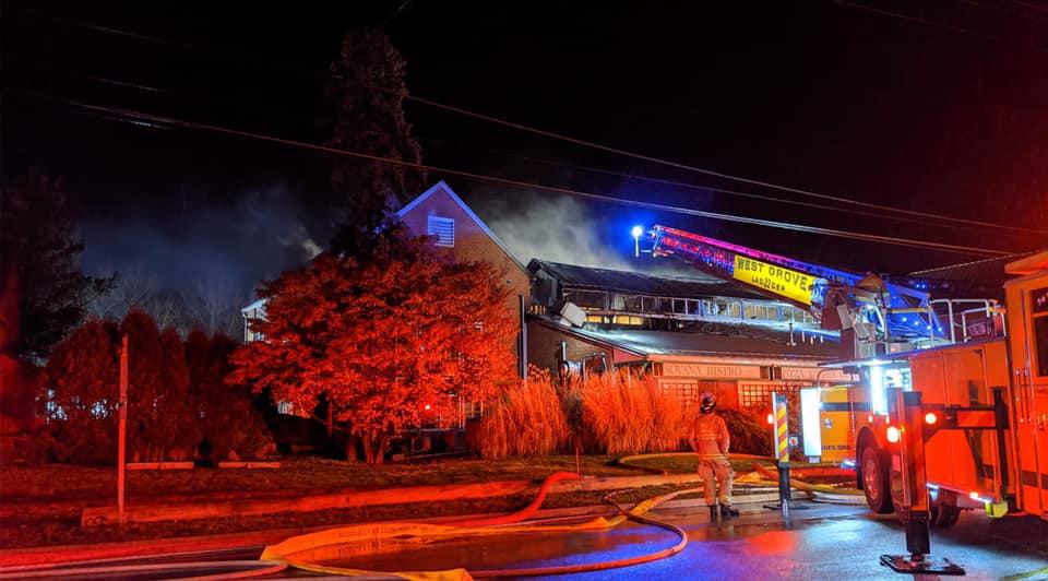 Air 52 assists Station 36 - Goodwill Fire Company